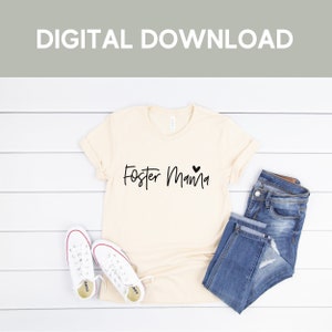 Foster Mama PNG, Foster Mama Sublimation, Foster Mom PNG, Get Attached ...