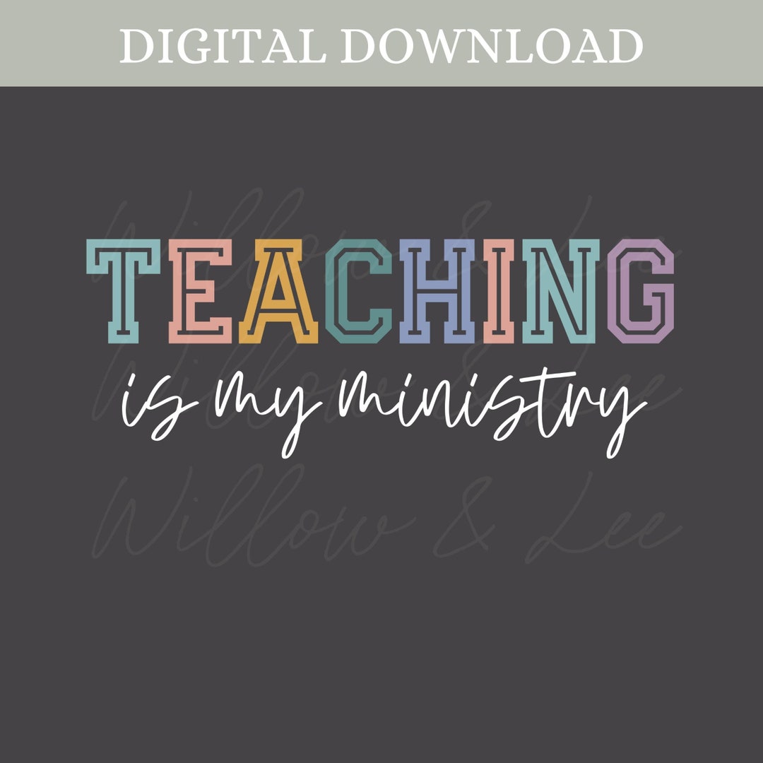 Teaching is My Ministry Png, Motherhood is My Ministry Png, Christian ...