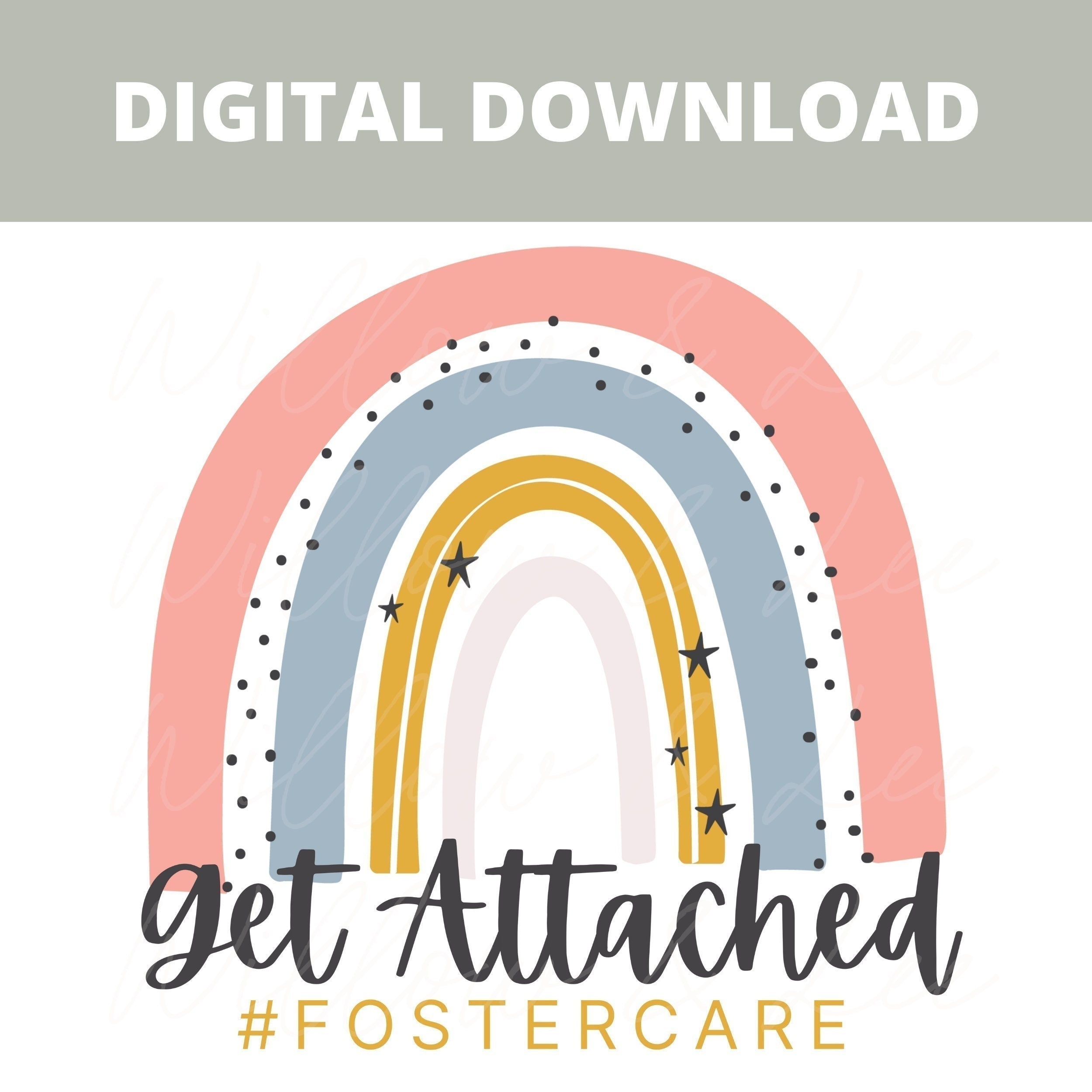 Get Attached PNG Foster Mom PNG Foster Care PNG Get Too - Etsy