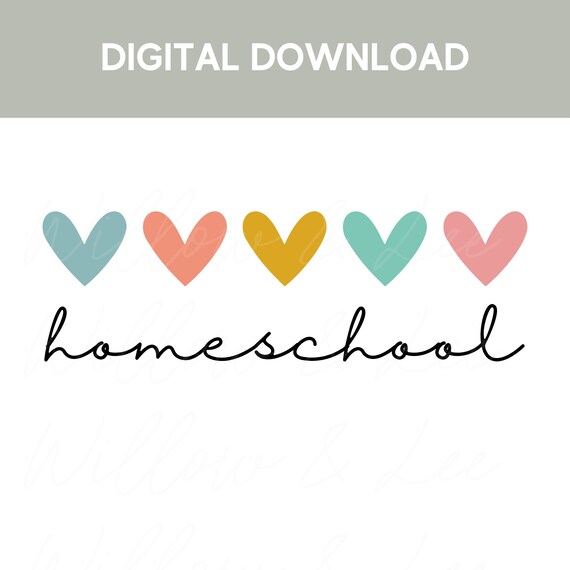 Homeschool Sublimation PNG Homeschool Rainbow PNG Homeschool | Etsy