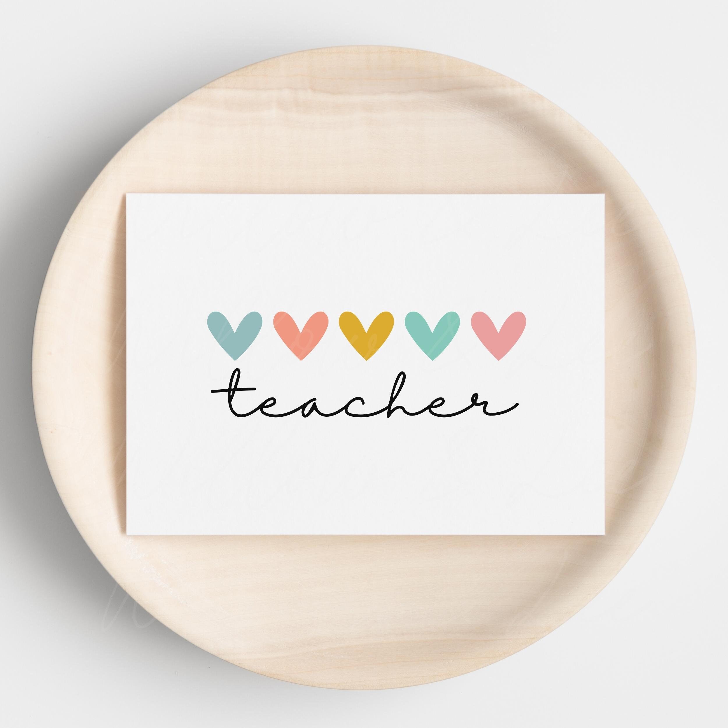 Teacher Png Teacher Sublimation Teacher Hearts Png Teacher - Etsy