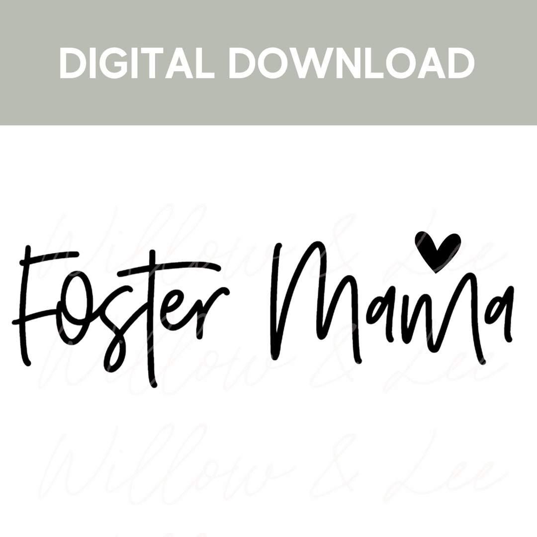 Foster Mama PNG, Foster Mama Sublimation, Foster Mom PNG, Get Attached ...