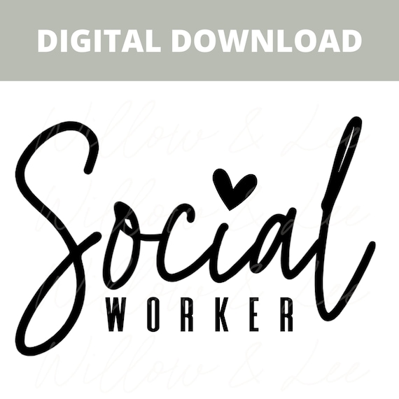 Social Worker PNG Social Worker Sublimation File Social Work | Etsy