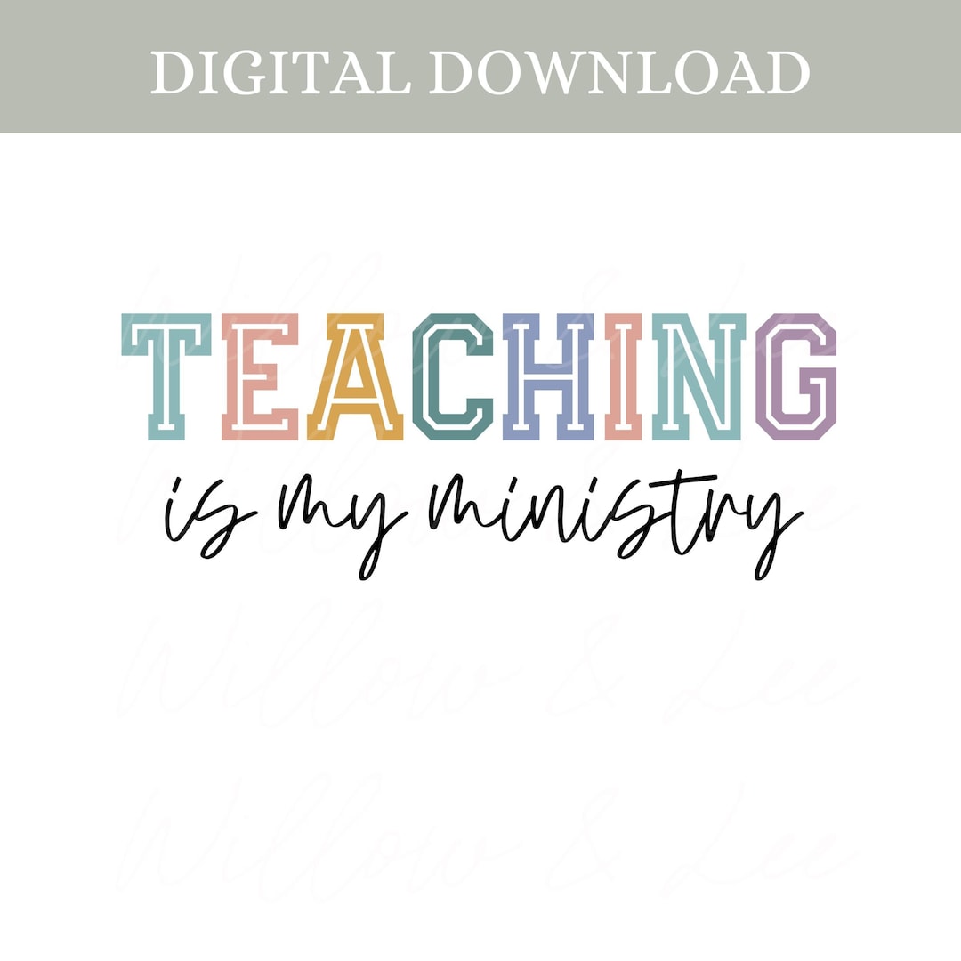 Teaching is My Ministry Png, Motherhood is My Ministry Png, Christian ...