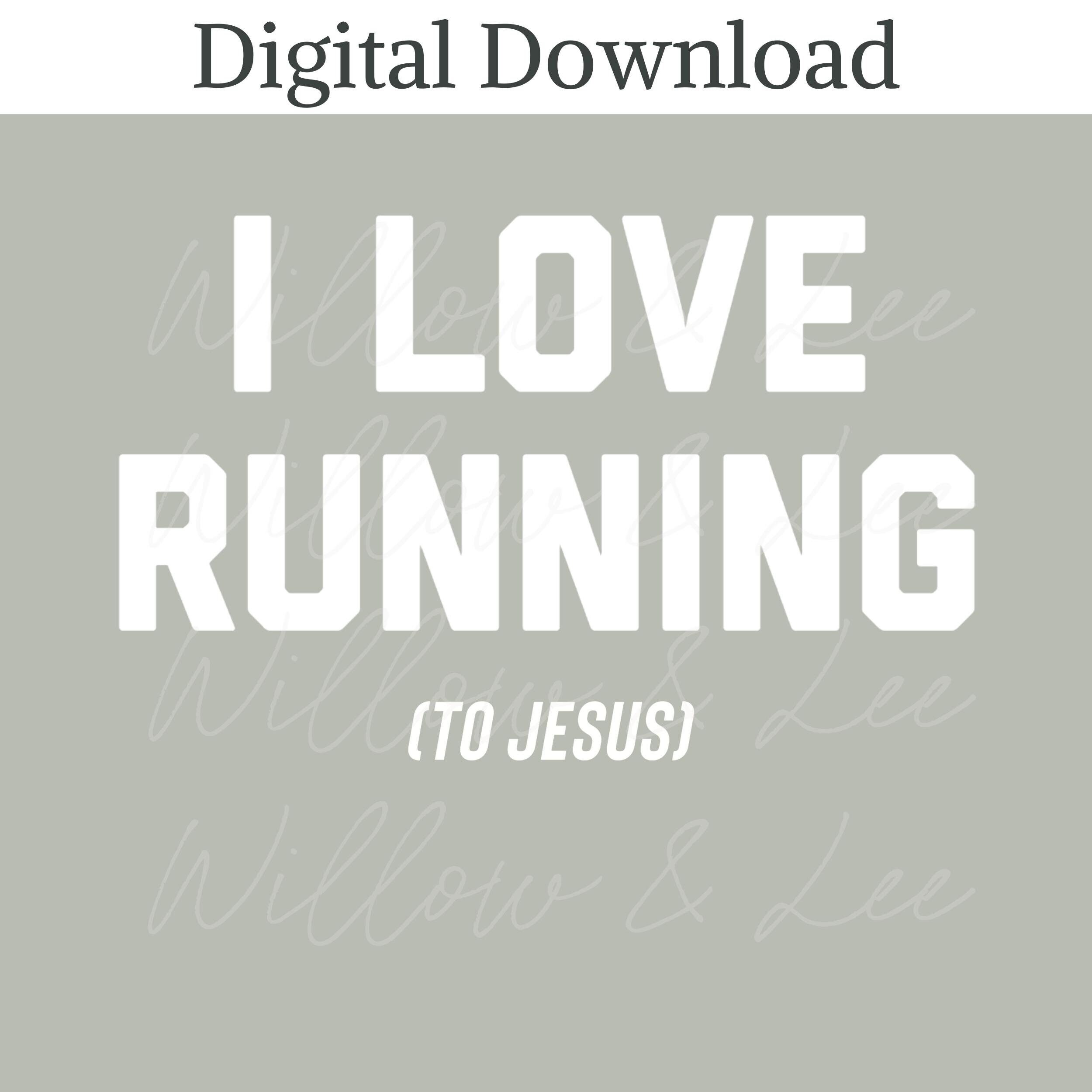 I Love Running to Jesus Png Jesus Png Christian Png Funny - Etsy
