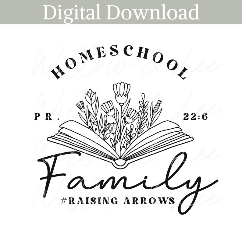 Homeschool Family Sublimation File PNG Homeschooling PNG - Etsy