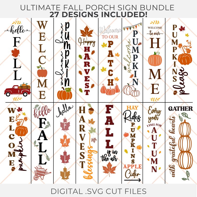 Fall Svg Signs - Etsy
