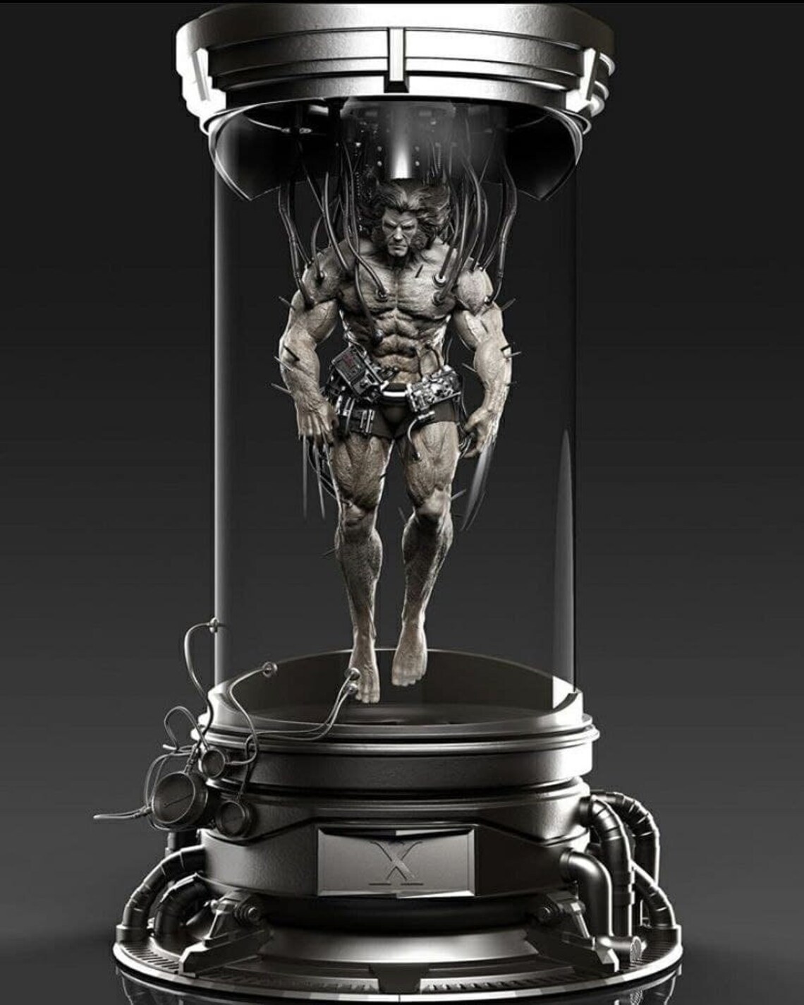 Wolverine in Tube STL 3dprint - Etsy UK