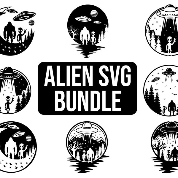 Alien Svg - Etsy