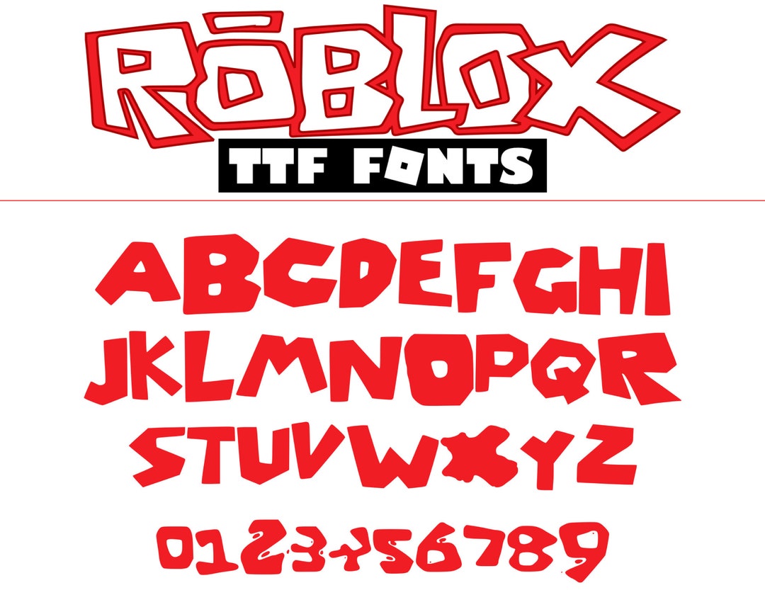 Roblox Schriftart, Roblox Svg, Roblox Svg, Roblox, Schriftart Svg ...