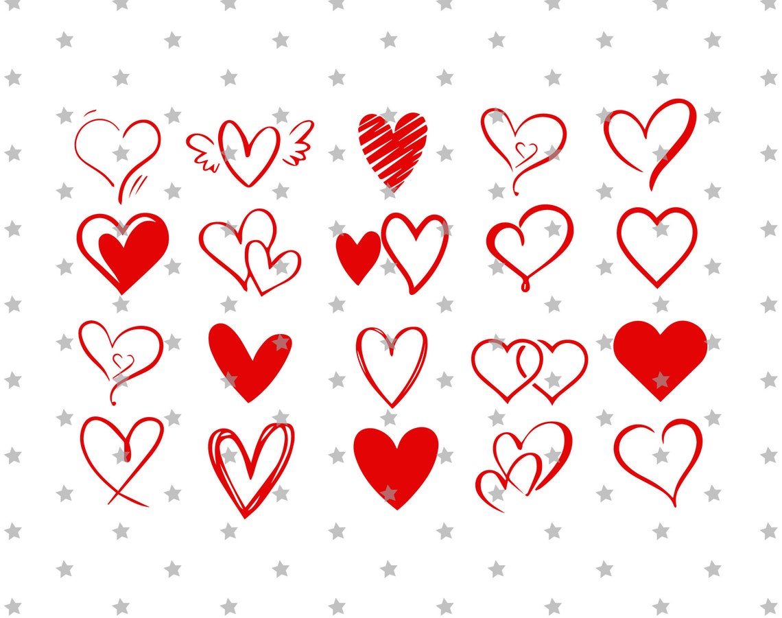 Heart Svg Heart Svg Bundle Hearts Svg Love Svg Heart Png - Etsy
