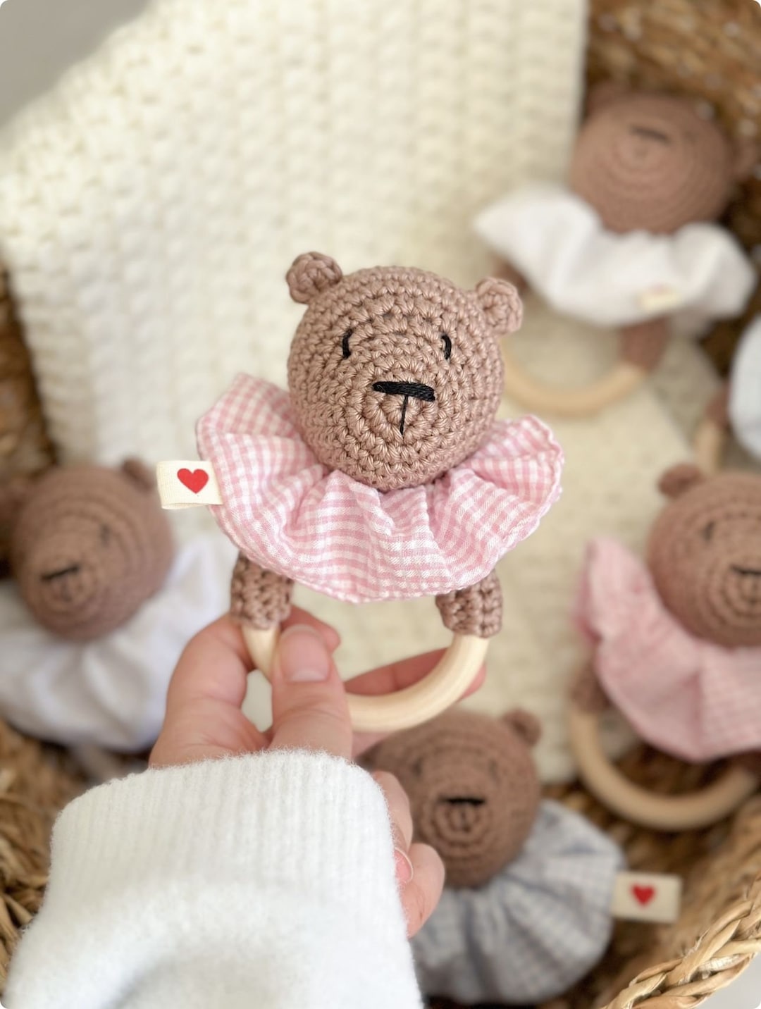 Crochet Bear Rattle Pattern - Etsy