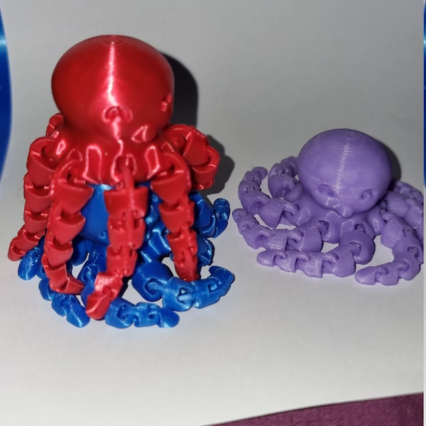 3d Printed Octopus - Etsy