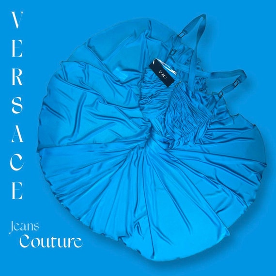 Rare Versace Dress in Blue, With Tags - Womens IT Siz… - Gem