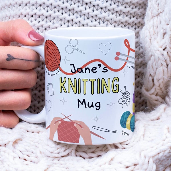 Knitting Mugs - Etsy