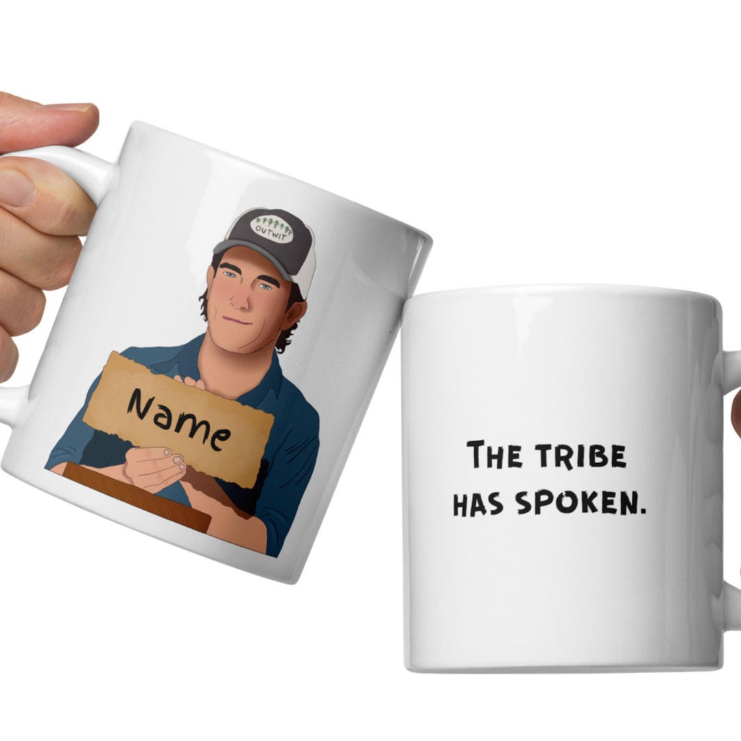 Personalized Survivor Mug - Jeff Probst Mug, Custom Survivor Mug ...
