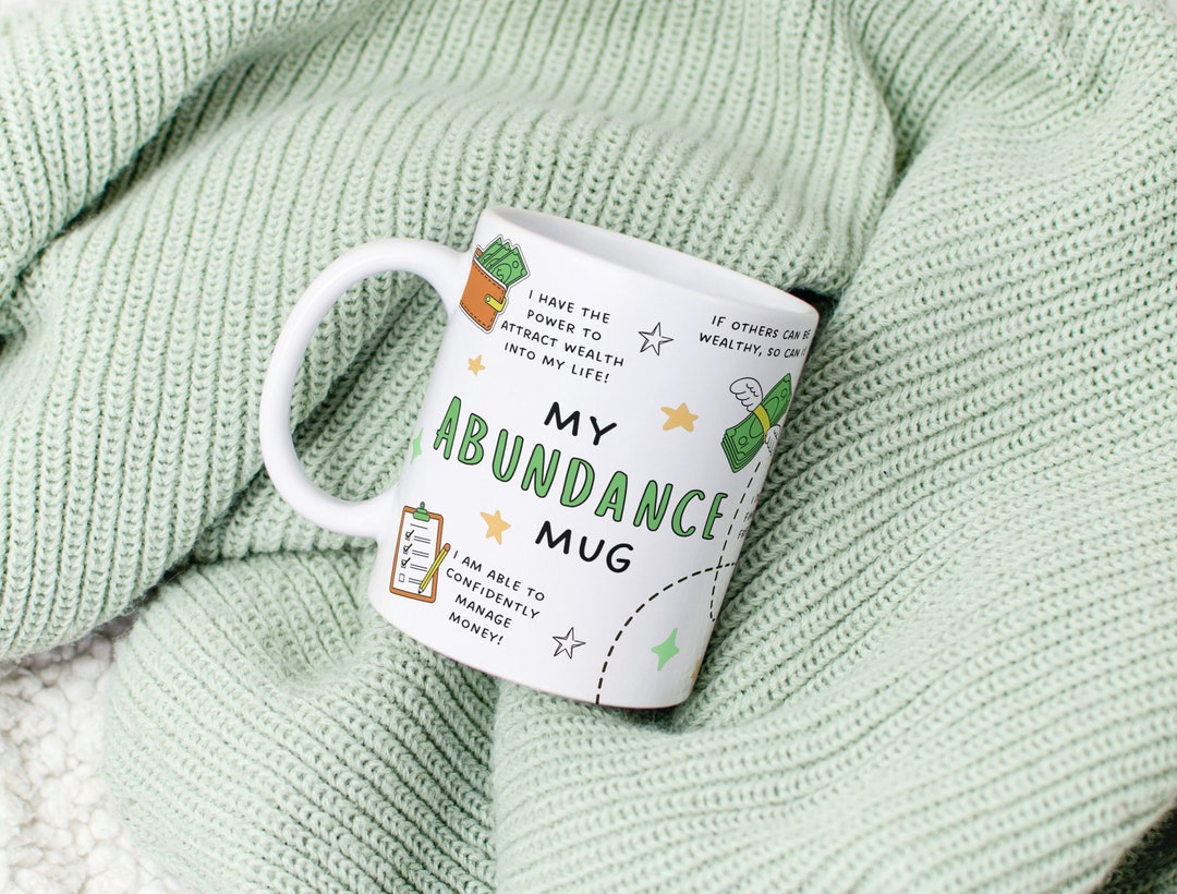 My Abundance Mug - Success Mug, Money Mindset Mug, Small Business Mug ...