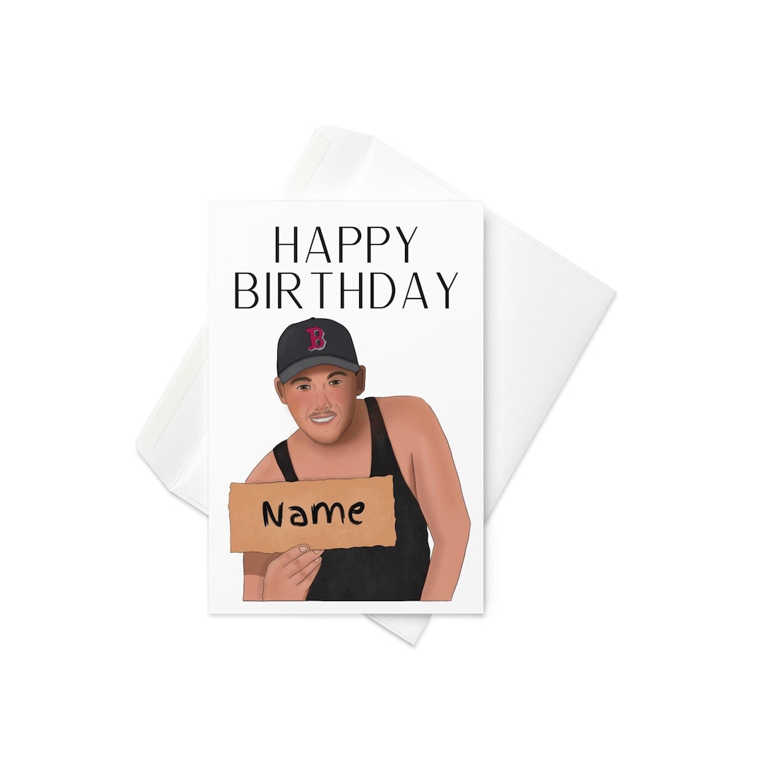 Boston Rob Birthday Card - Survivor Birthday Card, Survivor Show ...