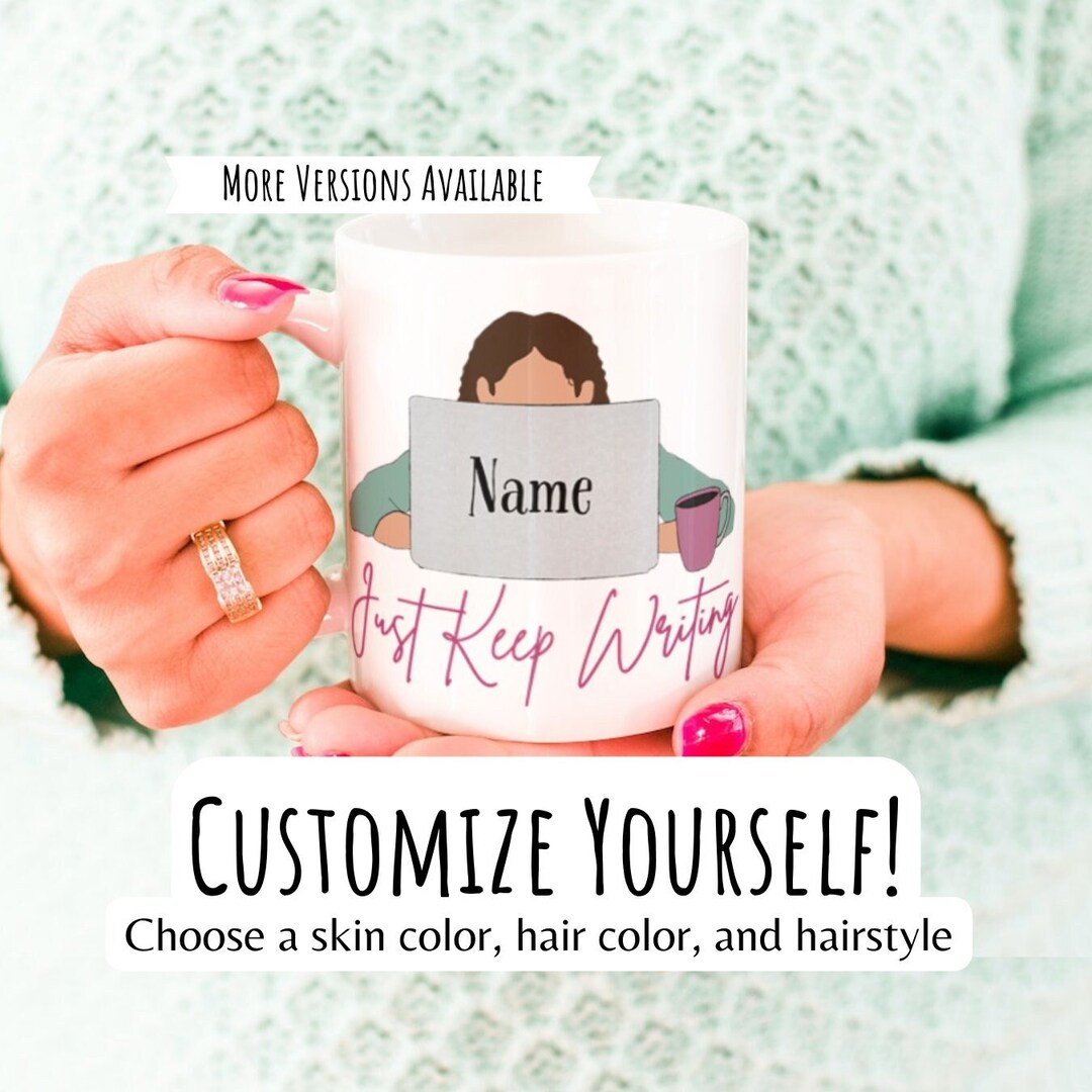 Custom Writing Mug - Personalized Writing Mug, Writing Mug, Writer Mug ...