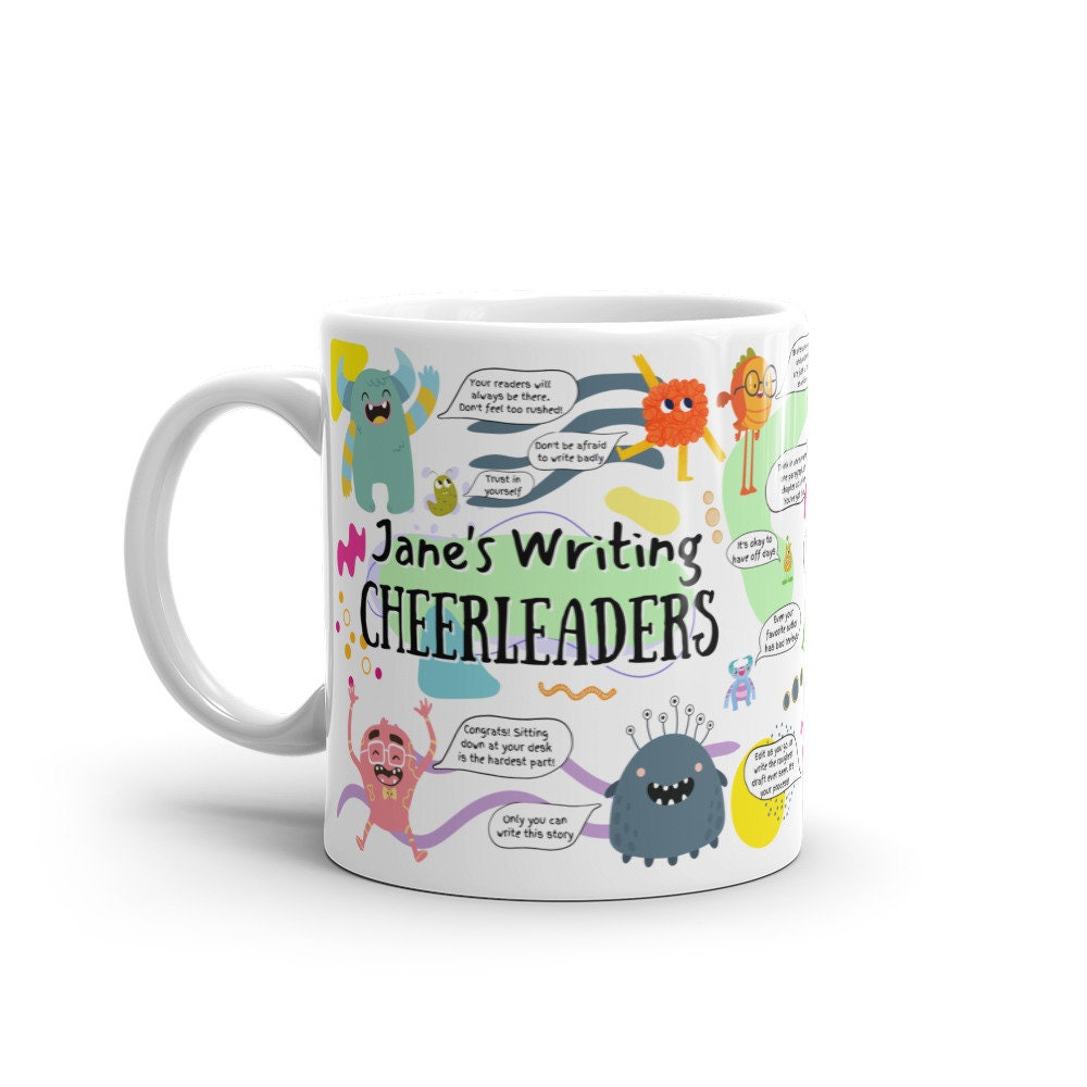 Personalized Writing Cheerleaders Personalized Writing Mug - Etsy