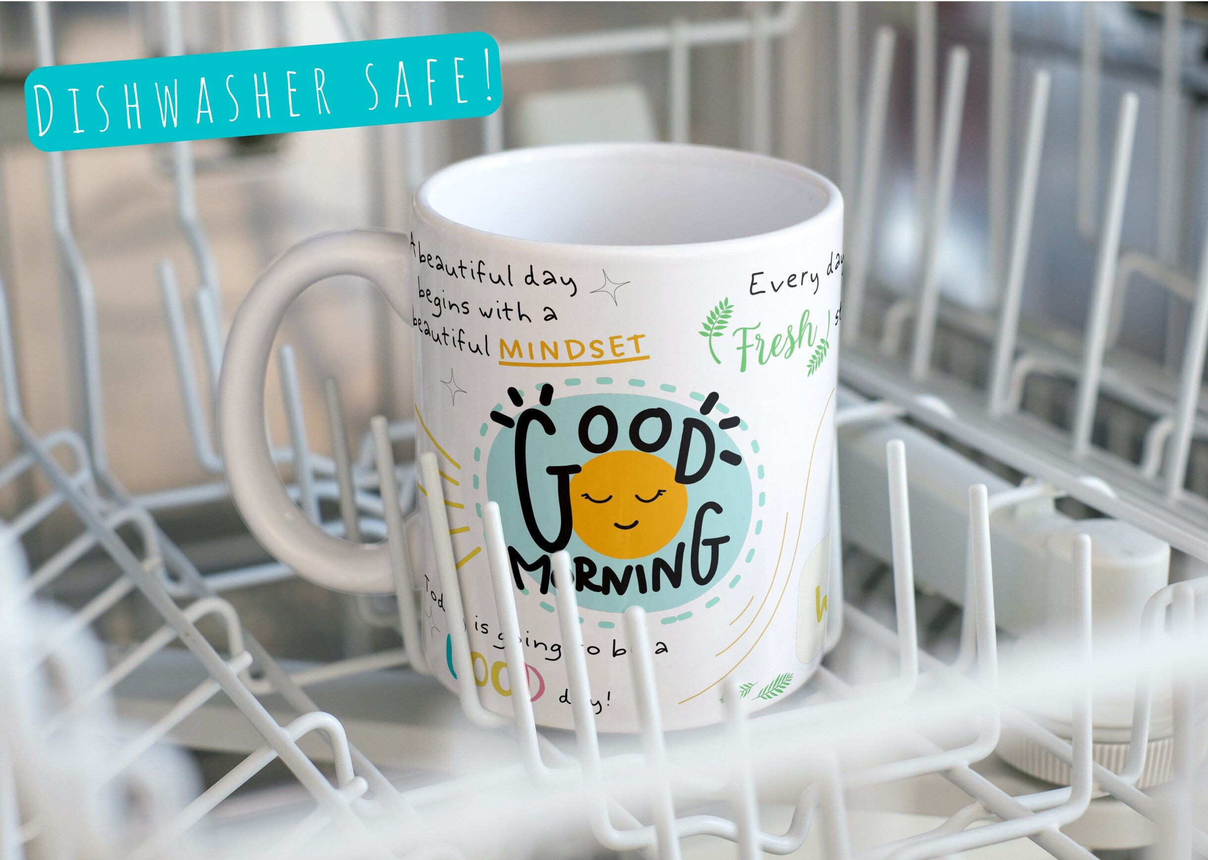 Good Morning Mug - Mindset Mug, Motivational Mug, Positivity Mug, Happy ...