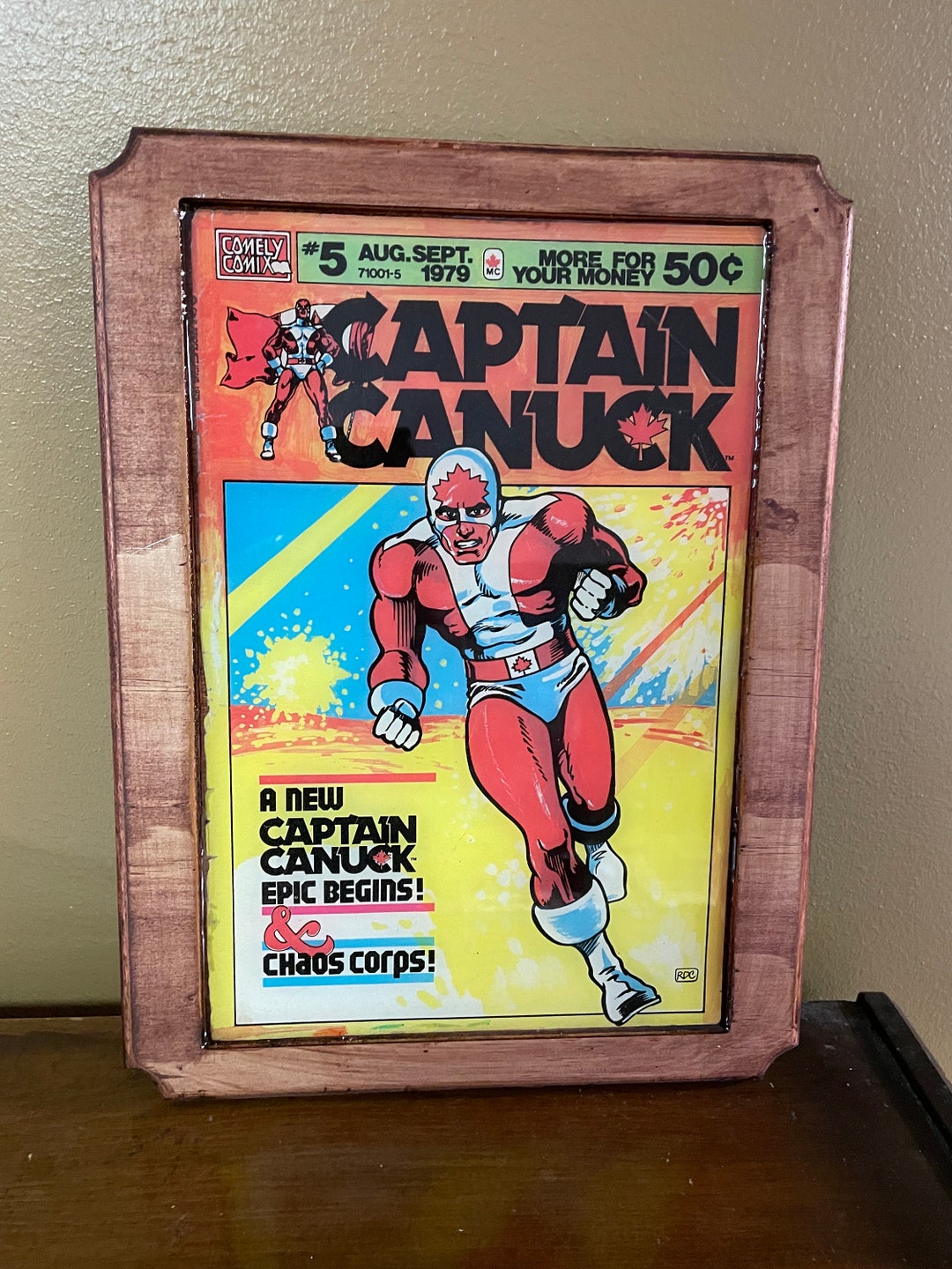 Captain Canuck Comic Cover - Etsy