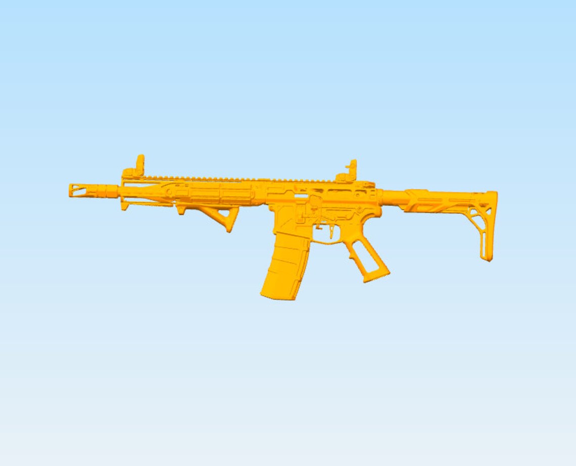 Weapons 3D Printable Stl Pack, Weapon Gun Pistol Stl, Riffle 3D Model ...