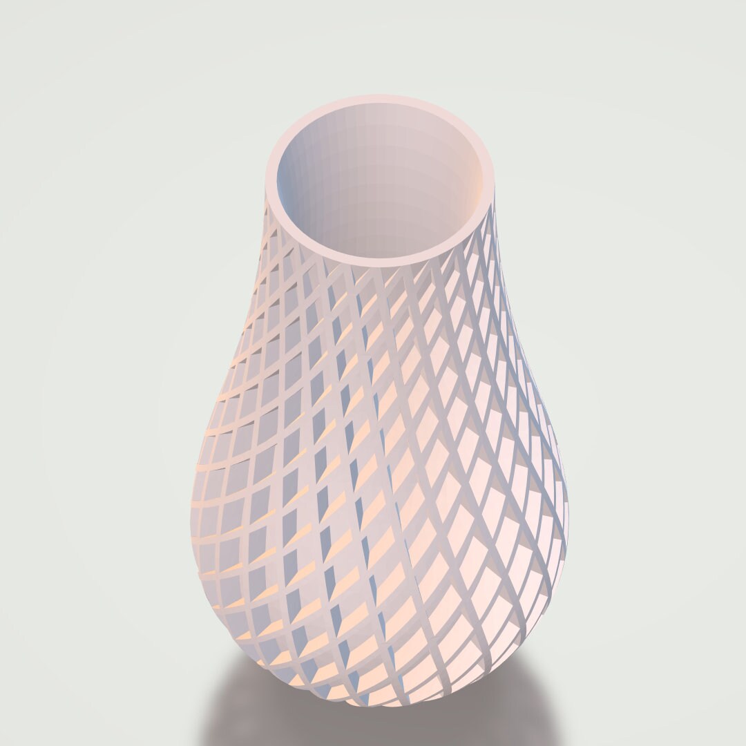 Spiral Planter Stl File, Spiral Flower Pot Stl File, for 3d Printers ...
