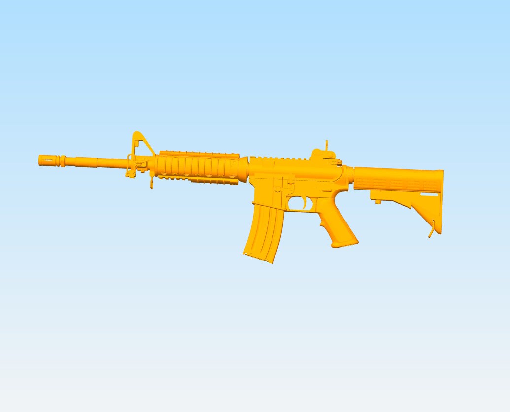 Weapons 3D Printable Stl Pack, Weapon Gun Pistol Stl, Riffle 3D Model ...