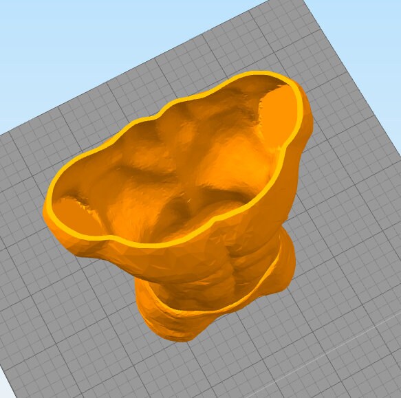 Male Body Flower Pot Stl, Planter Pot 3D Printable Model, Human Body ...