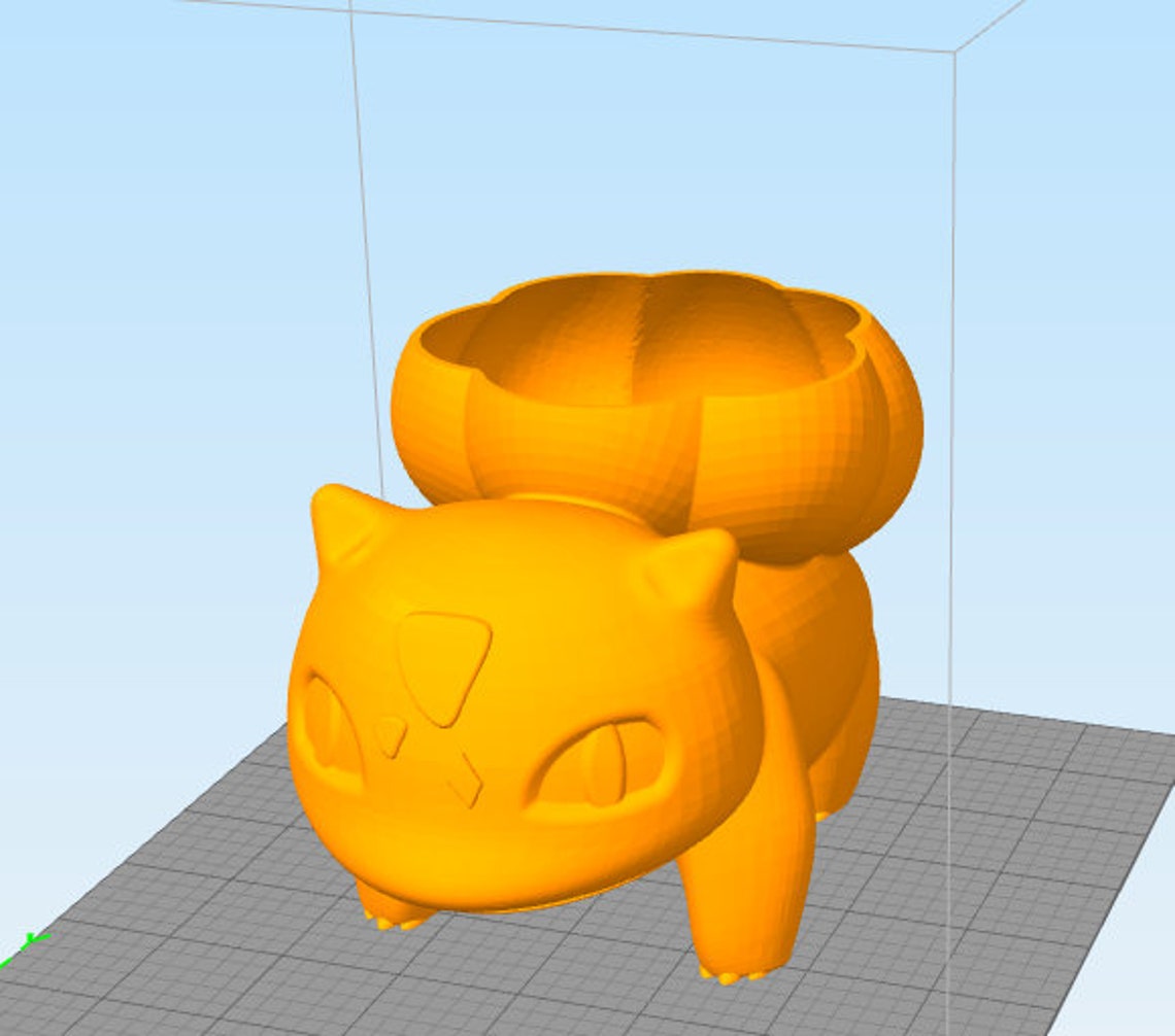 Pokemon Planterpot Stl File, Pokemon Flowerpot Stl File, for 3d ...