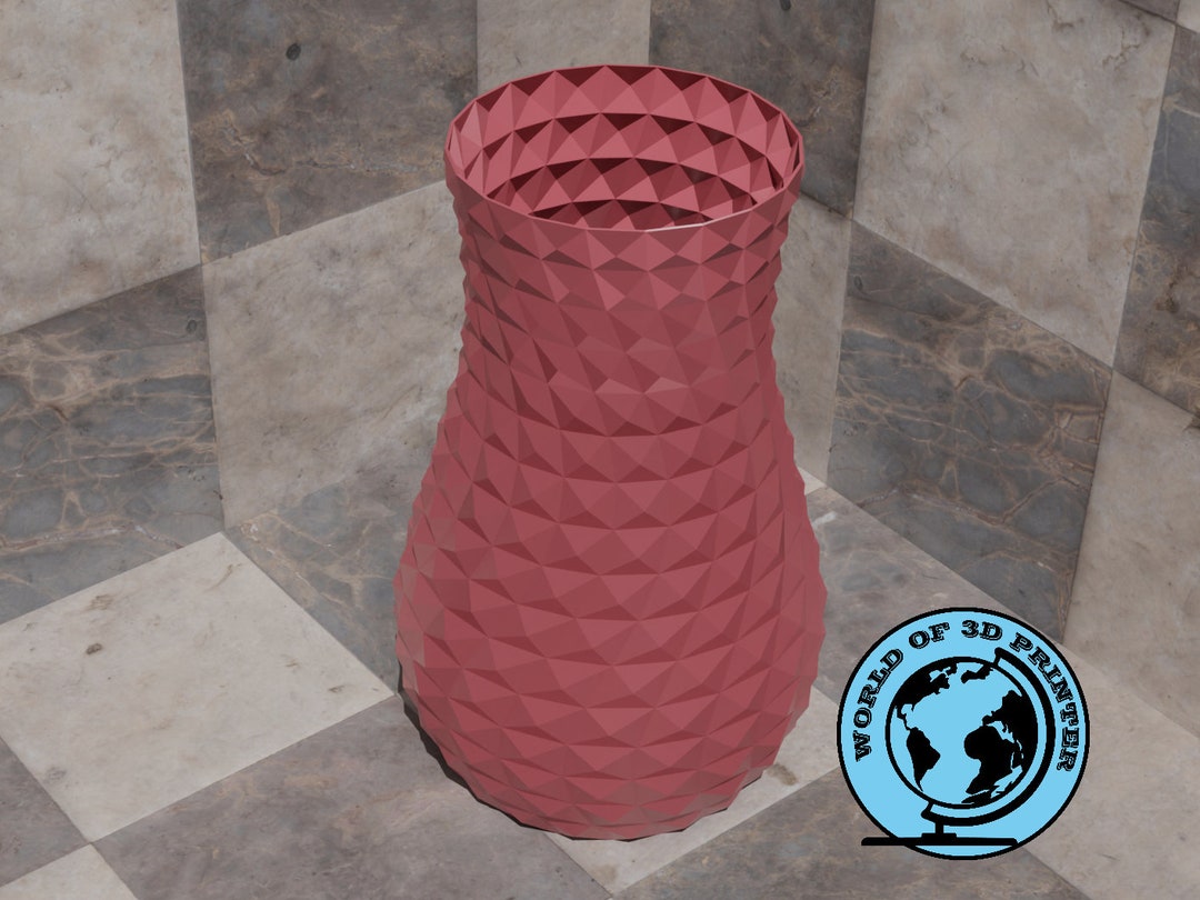 Flowerpot Stl File, Planterpot Stl File, for 3dprinters Vase Design ...