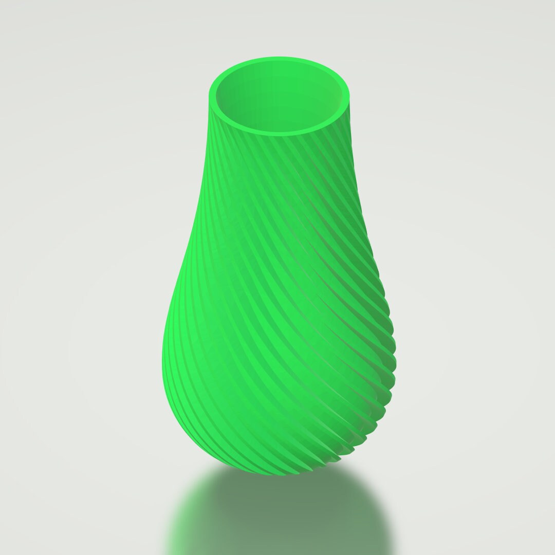 Spiral Planter Stl File, Spiral Flower Pot Stl File, for 3d Printers ...