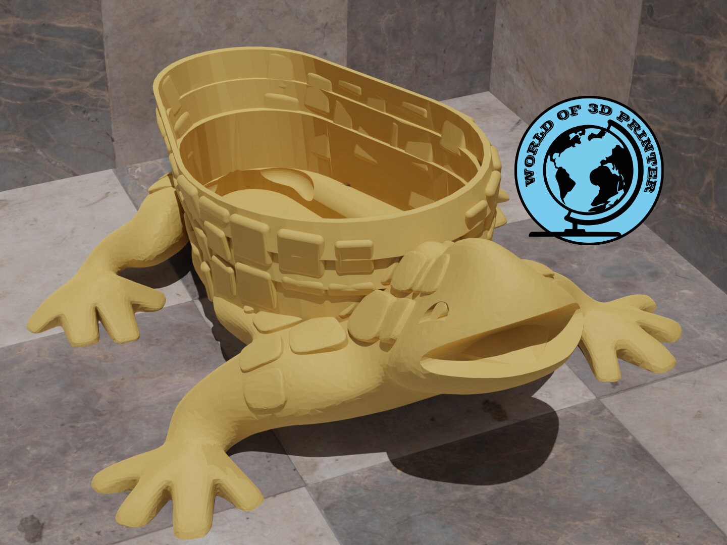 Sea Turtle Flowerpot Stl File, Caretta Turtle 3D Model, Caretta ...