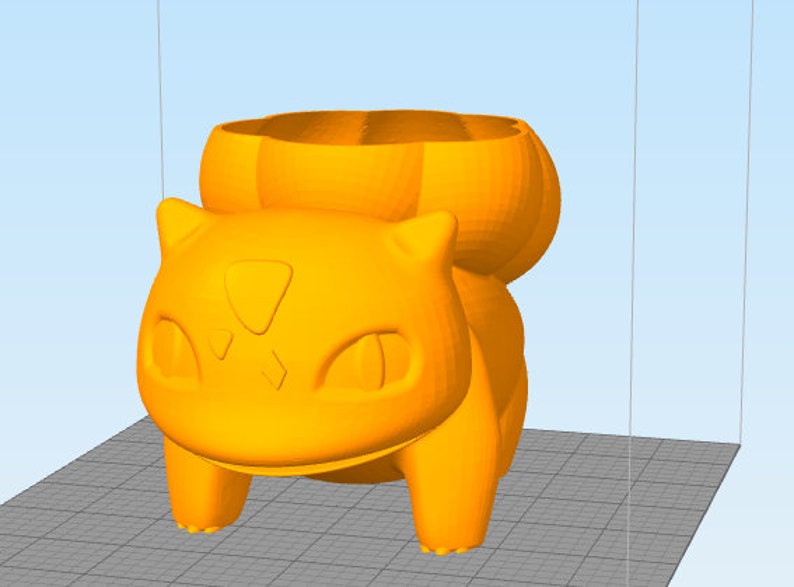 Pokemon Planterpot Stl File, Pokemon Flowerpot Stl File, for 3d ...