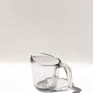 1980s Vintage Small Glass Baking Pitcher. Great as a Syrup Pourer or ...