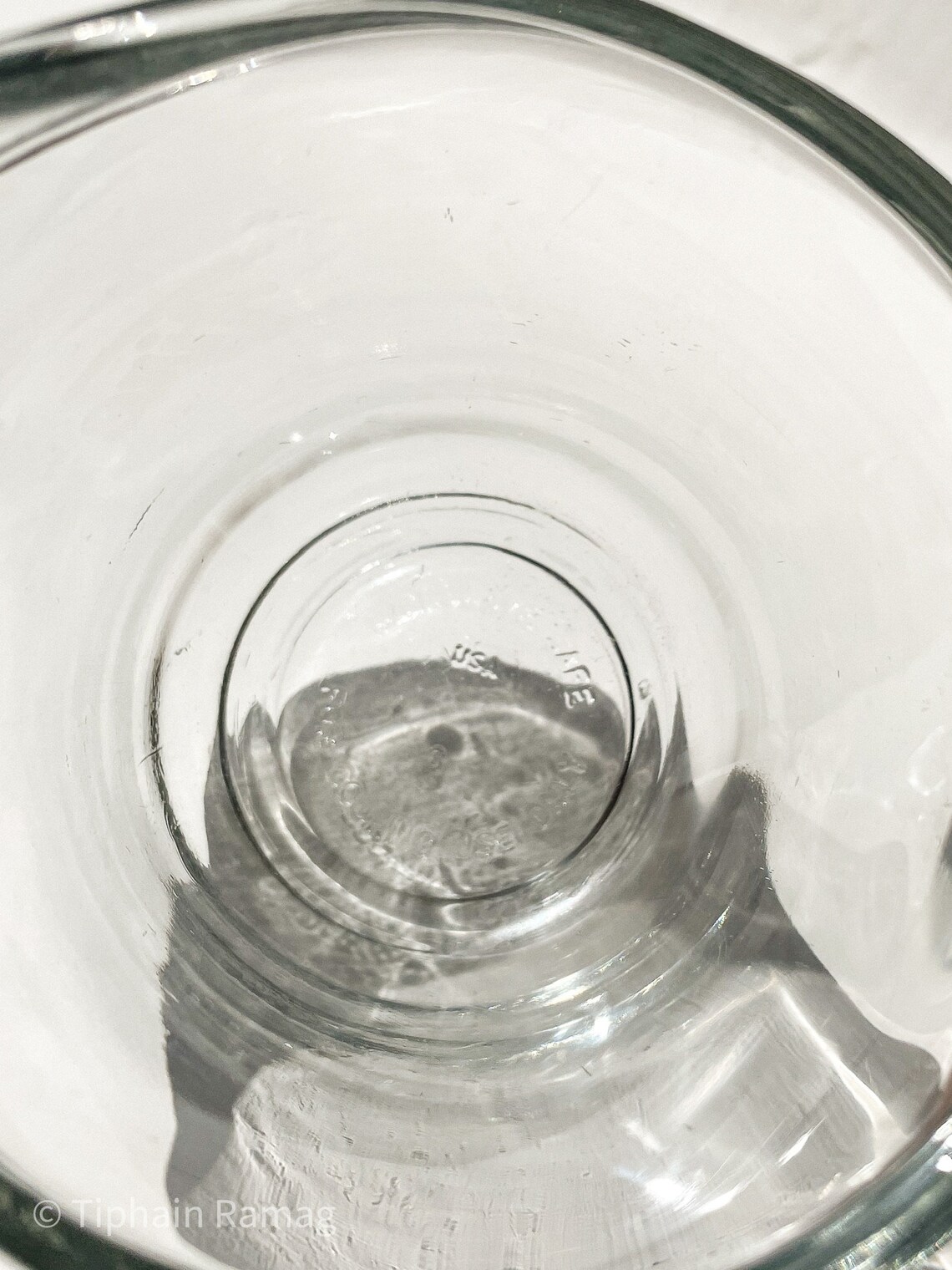 1980s Vintage Small Glass Baking Pitcher. Great as a Syrup Pourer or ...