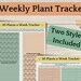 Laminated Reusable Tracker 30 Plants a Week Tracker Plant Diversity ...