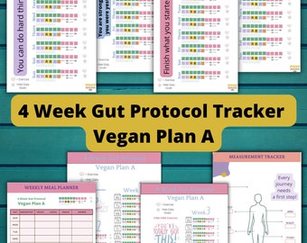 4 Week Gut Protocol Printable - Etsy