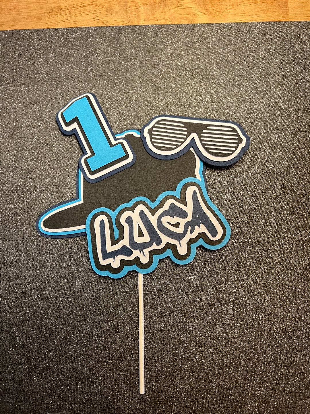 One Cool Dude Cake Topper - Etsy