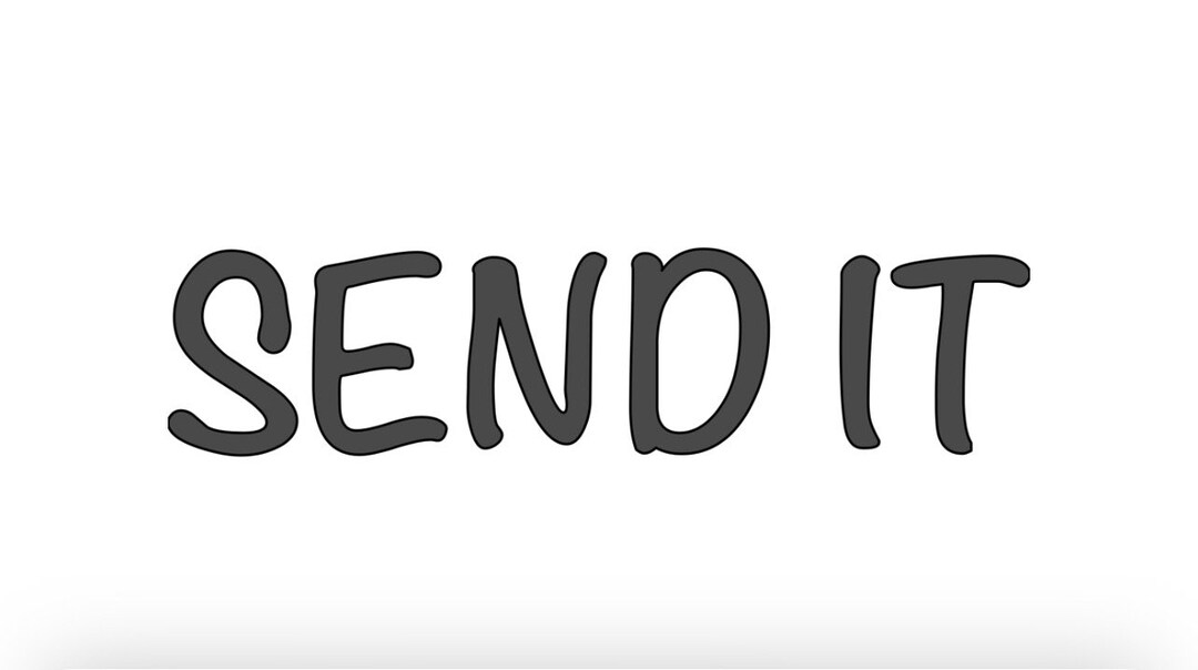 Send It Window Decal - Etsy