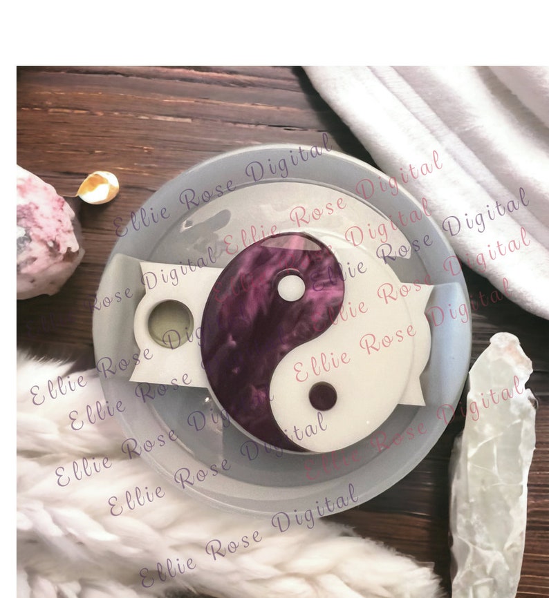 Stanley Topper Tag, Stanley Topper SVG, Yin Yang, Halloween Topper ...