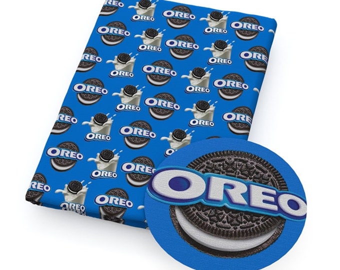 Oreo Cookie 100% Cotton Fabric - Etsy