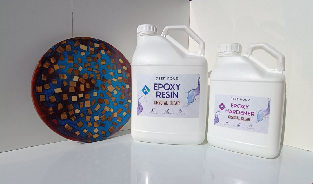 15 kg de résine époxy pour coulage profond et de durcisseur | Résine à ...
