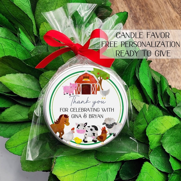 Farm Themed Party Favors