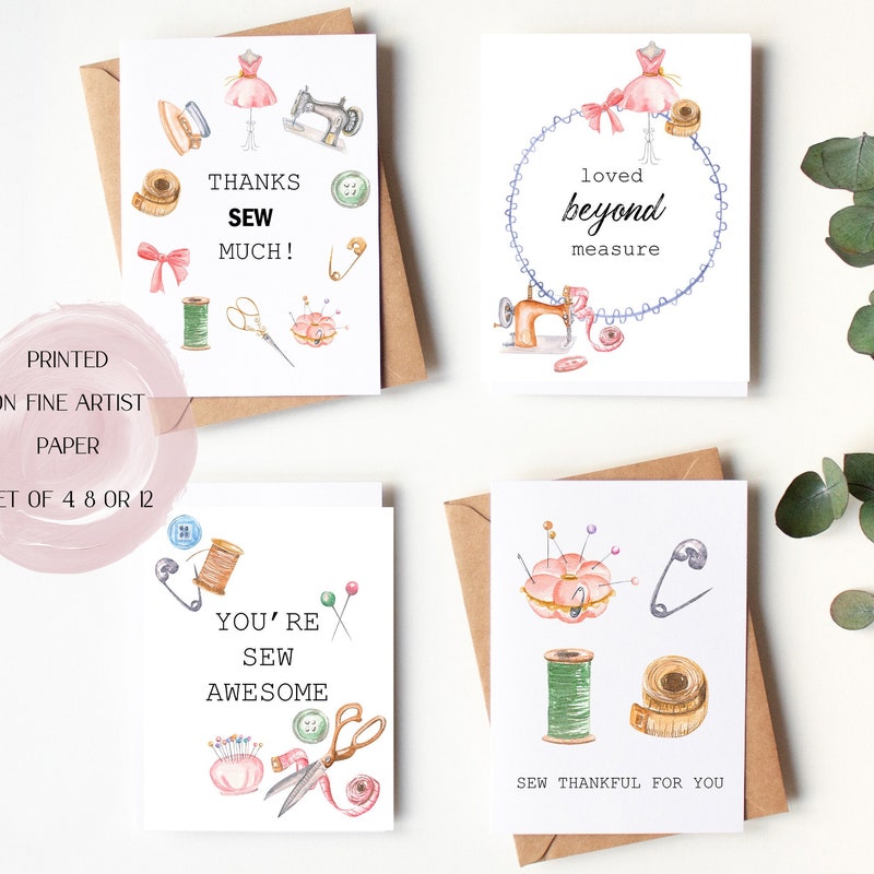 Sewing Card - Etsy
