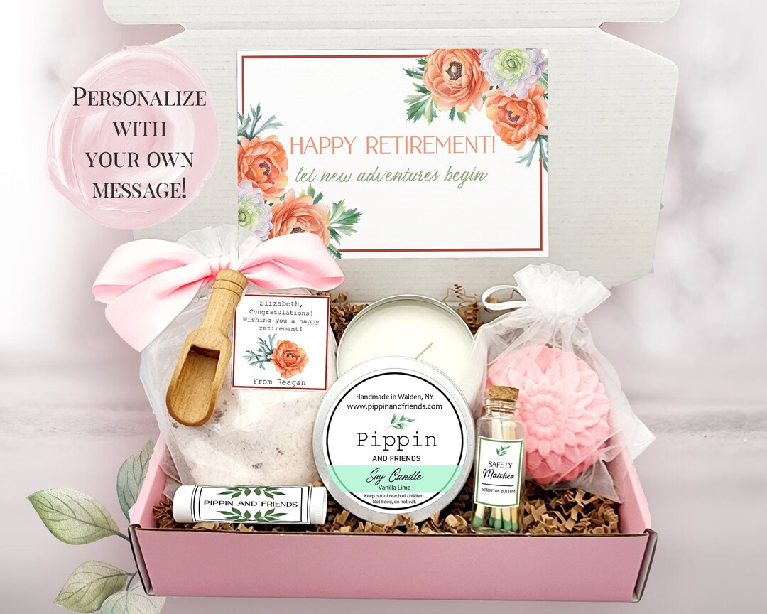 Retirement Gift Box Happy Retirement Gift Retirement - Etsy