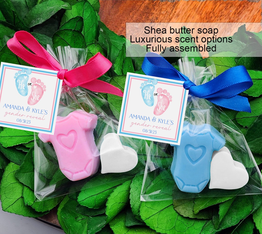 Gender Reveal Party Favors Gender Reveal Ideas He Or She Party Favors Gender Reveal Theme Favors