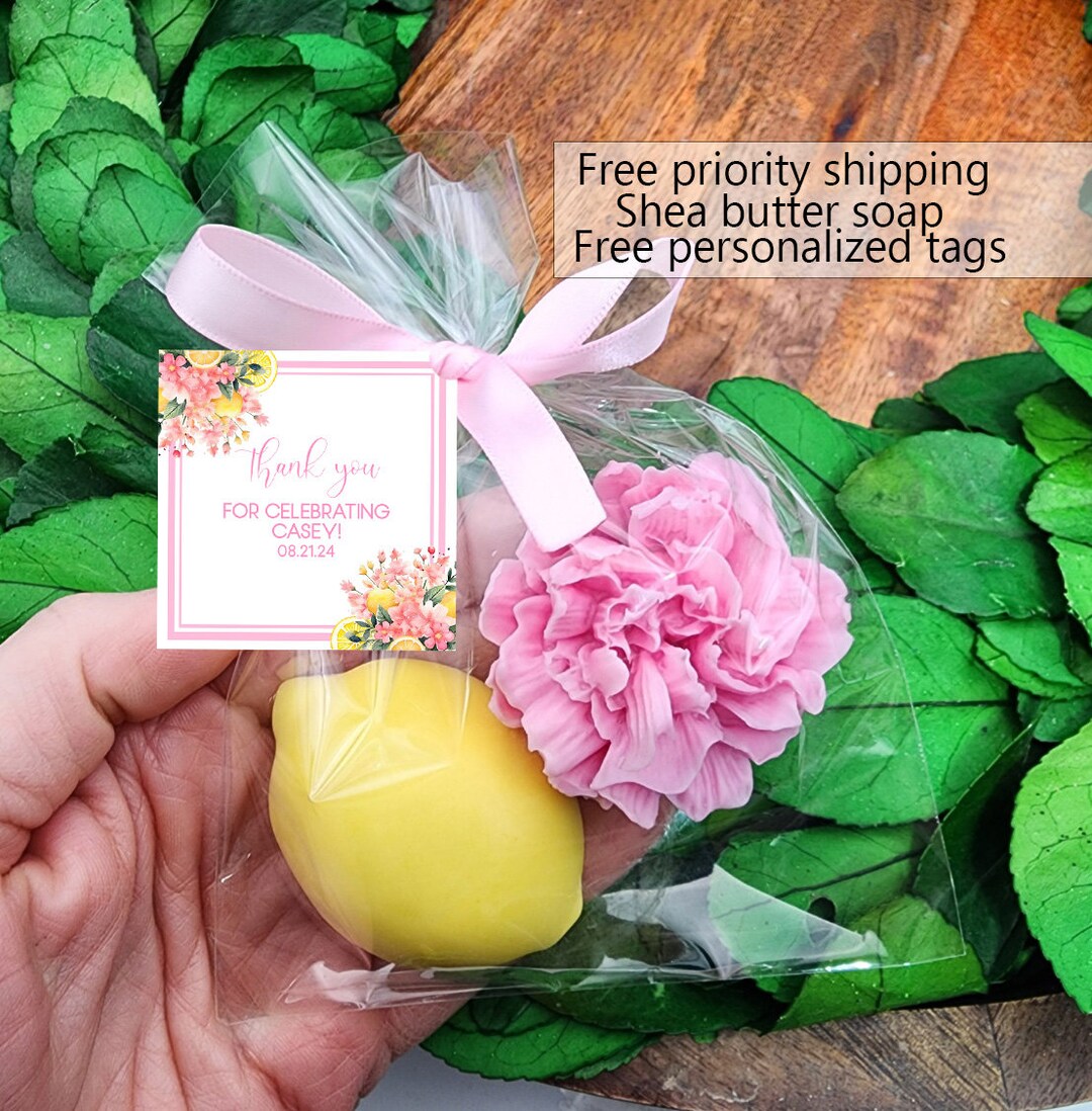 Lemon Baby Shower Favors floral Lemon Bridal Shower Favors Citrus Lemon ...