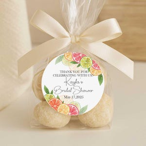 Citrus Bridal Shower Stickers - Main Squeeze Tags - Citrus Tags ...
